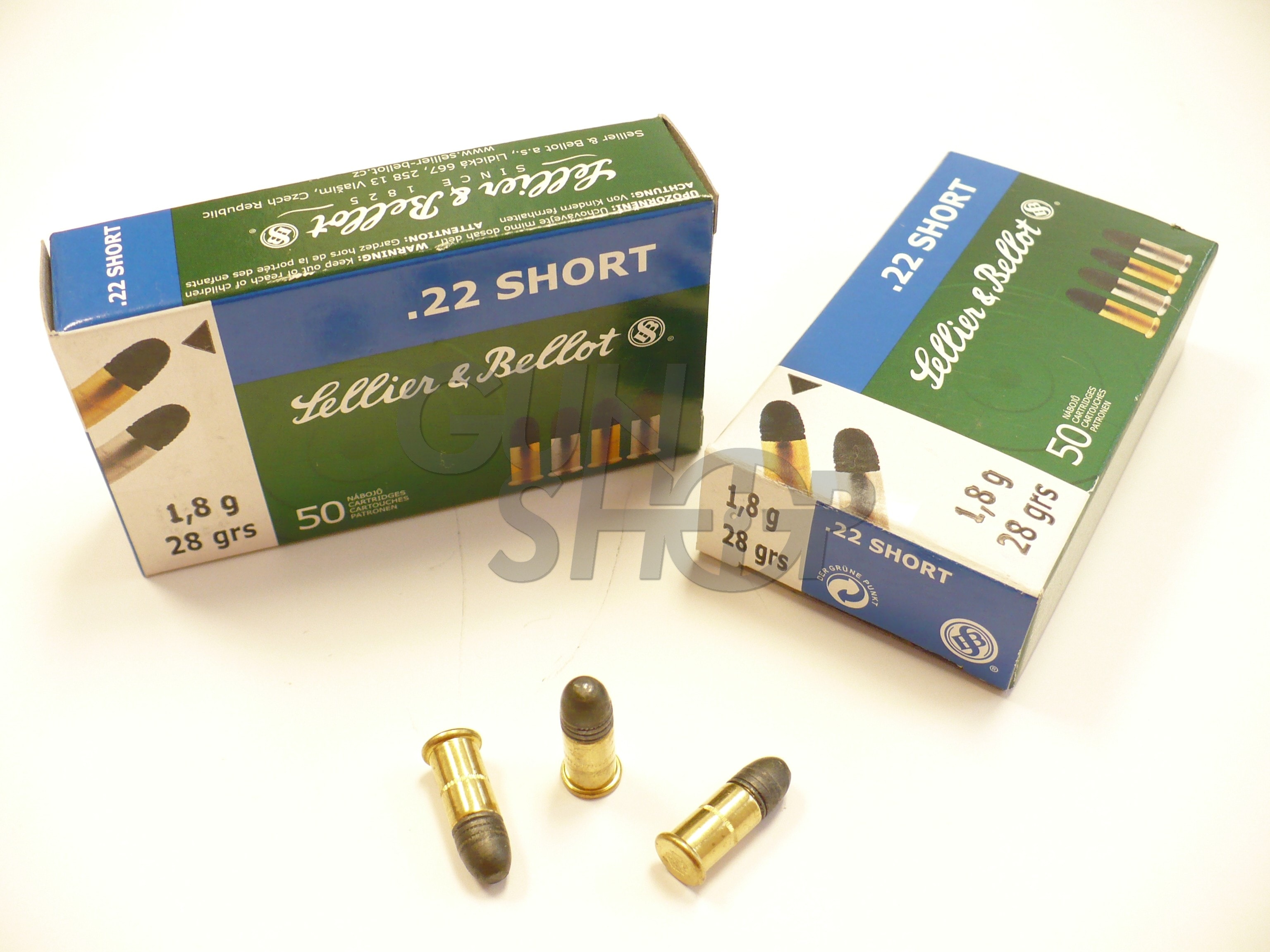 SB .22 Short, 1,8g/50ks - Gunshop